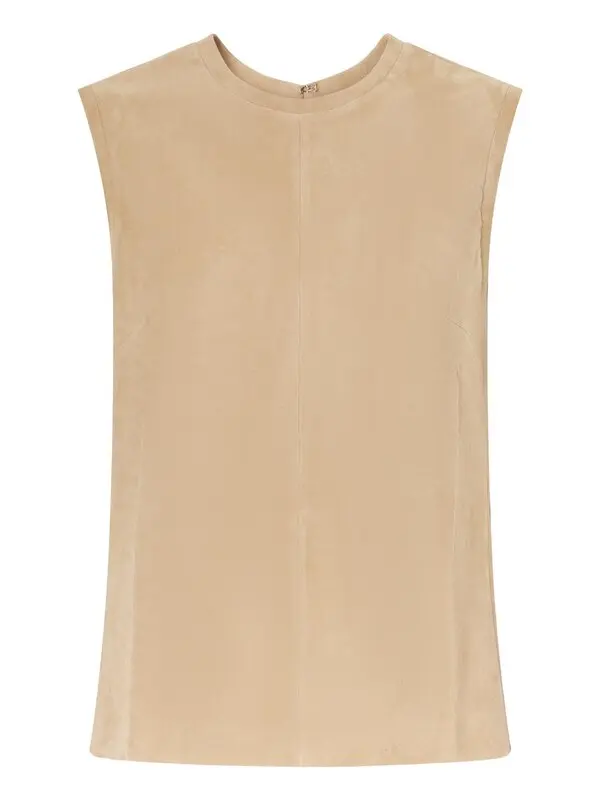 Stouls Miuccia Suede Tank - Neutrals