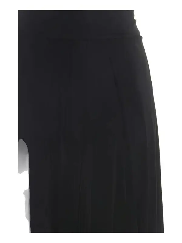 Roberto Cavalli Gathered Midi Skirt - Black