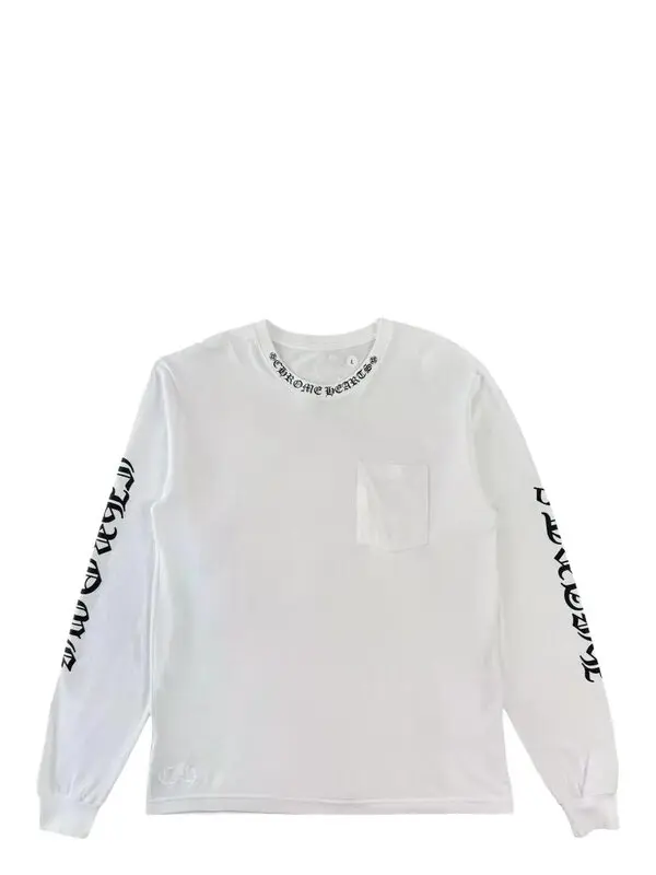 Chrome Hearts Logo-print Chest-pocket T-shirt - White