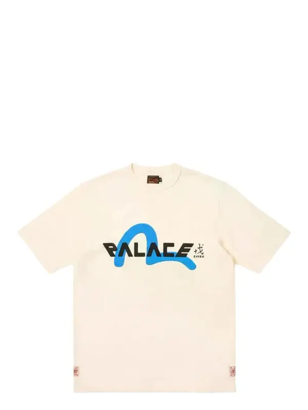 PALACE X Evisu Logo-print T-shirt - White