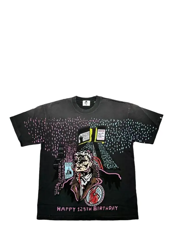 WARREN LOTAS Graphic-print Short-sleeve T-shirt - Black