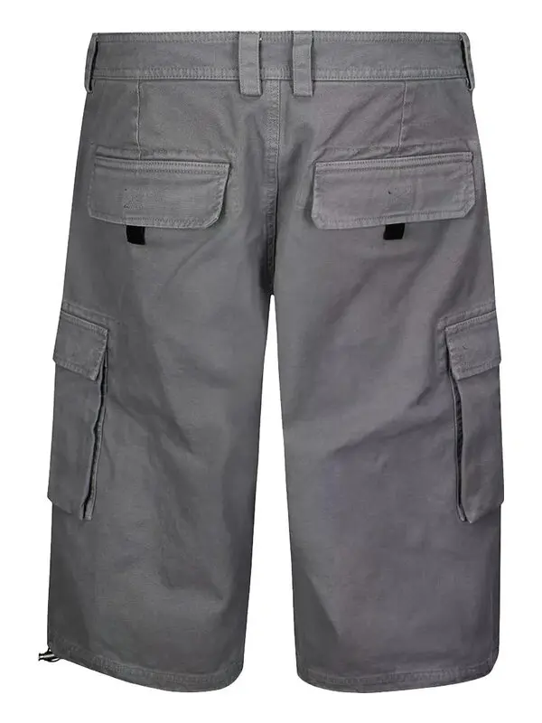 Martine Rose Logo Print Cargo Shorts - Grey