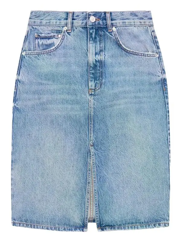 ANINE BING Jamey Midi Skirt - Blue