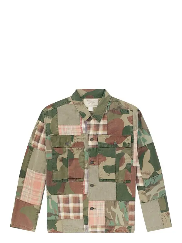 Ralph Lauren Patchwork Cotton Shirt - Green