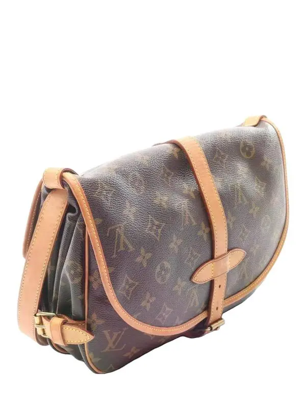 LOUIS VUITTON Saumur 30 Monogram Shoulder Bag - Brown
