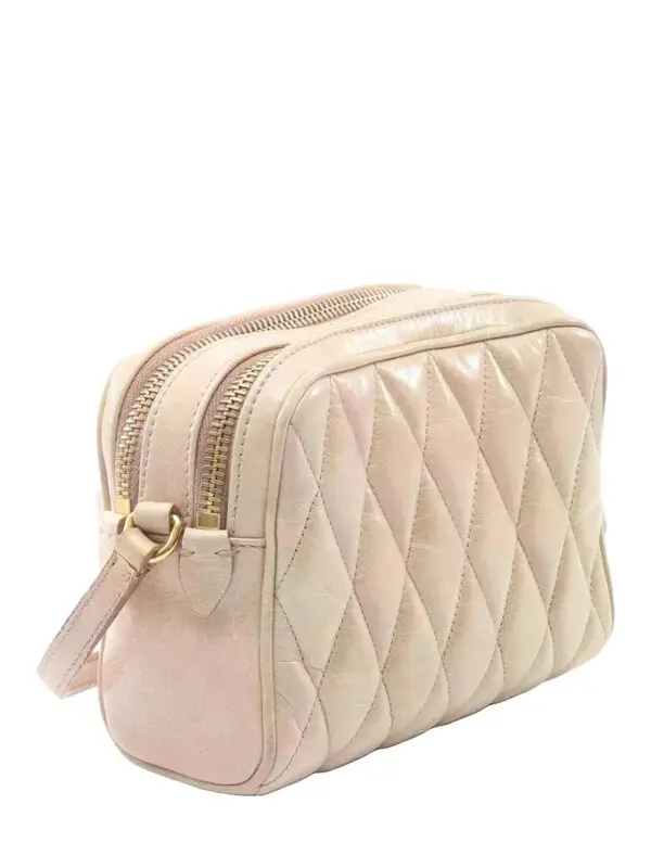 Miu Miu Matelassé Shoulder Bag - Neutrals
