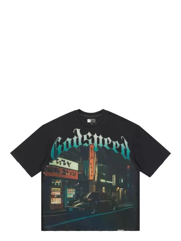GODSPEED Tokyo Pit Stop T-shirt - Black