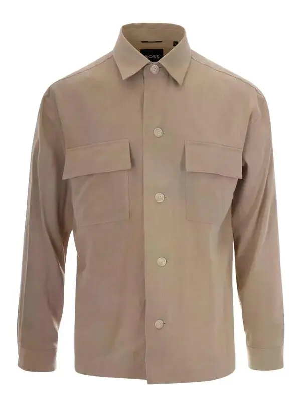 BOSS Flap-pocket Shirt - Neutrals