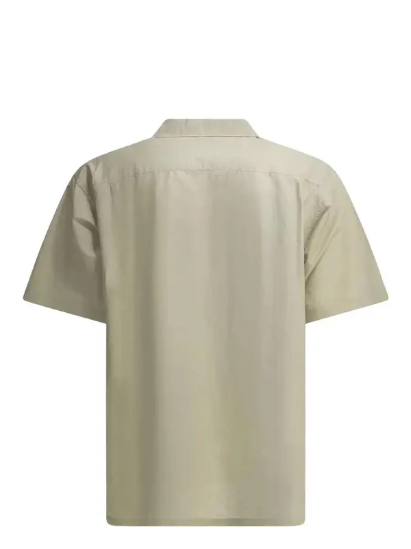 DANTON Logo-patch Short-sleeve Shirt - Neutrals