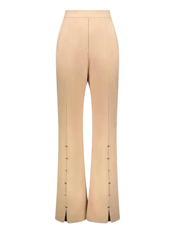 ELLERY Button-embellished Trousers - Brown