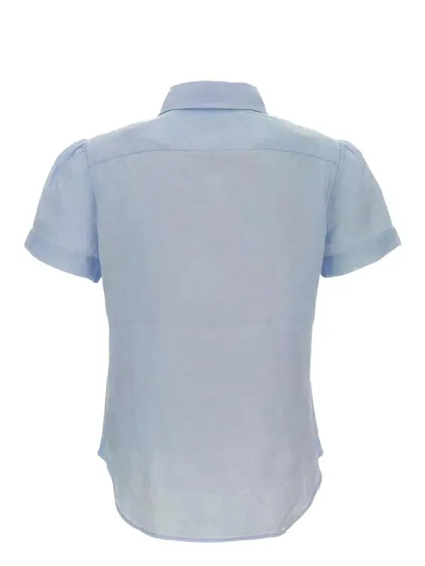 Polo Ralph Lauren Embroidered Logo Short Sleeve Shirt - Blue