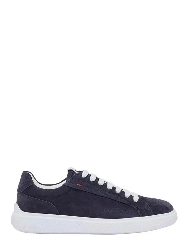 Peuterey Quarter 01 Lace-up Leather Sneakers - Blue