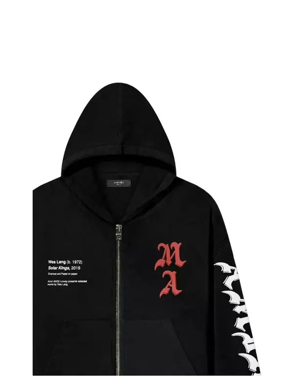 Amiri Wes Lang Solar Kings Hoodie - Black