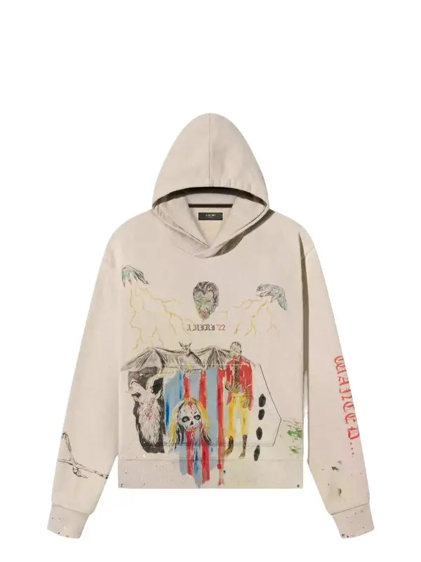 Amiri Blood 38 Hoodie - Neutrals