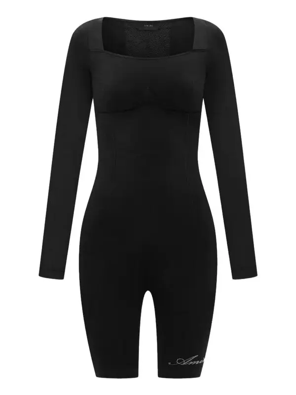Amiri Seamless Long-sleeve Bodysuit - Black