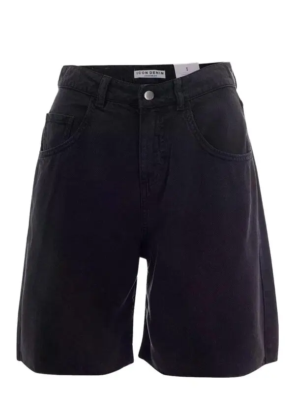 ICON DENIM LOS ANGELES Lea Denim Shorts - Black