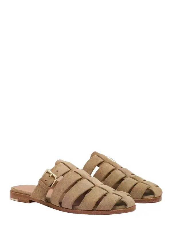 MALONE SOULIERS Theresa Cage-style Mules - Neutrals
