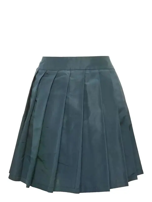 Miu Miu Pleated Mini Skirt - Blue