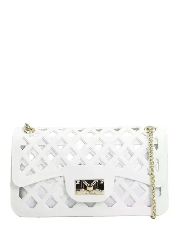 MARC ELLIS Cut-out Detail Shoulder Bag - White