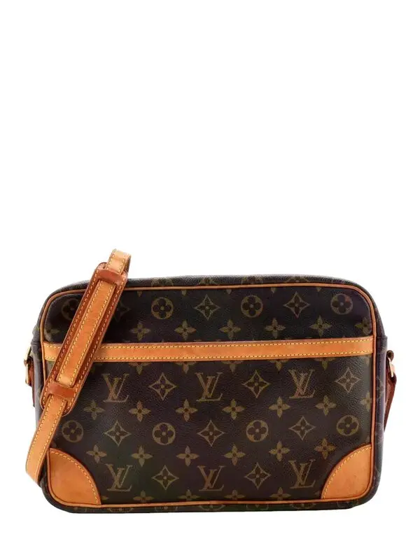 LOUIS VUITTON Trocadero Monogram Canvas 30 Crossbody Bag - Brown