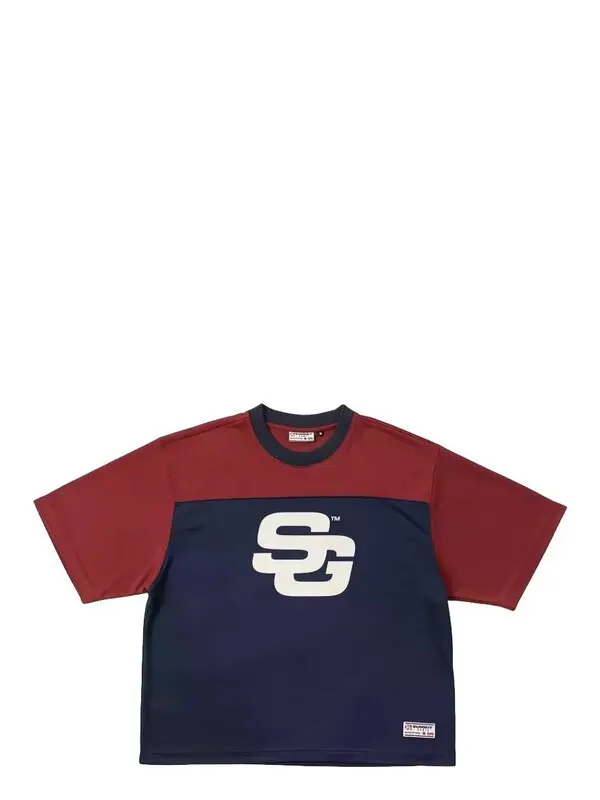 SUMMIT GAMES Logo Print Mesh T-shirt - Blue