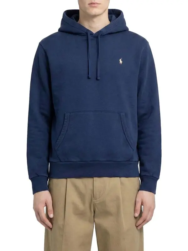 Polo Ralph Lauren Embroidered Logo Hoodie - Blue