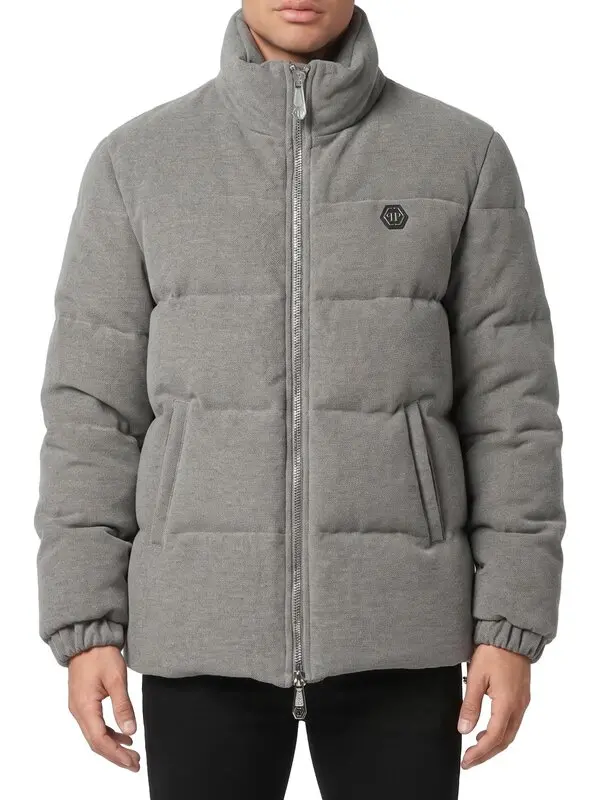 Philipp Plein Puffer Jacket - Grey