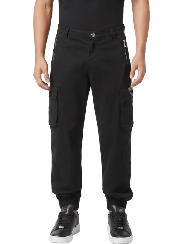 Philipp Plein Cargo Pants - Black