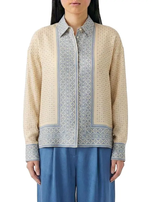 Ermanno Scervino Printed Shirt - Sky Blue