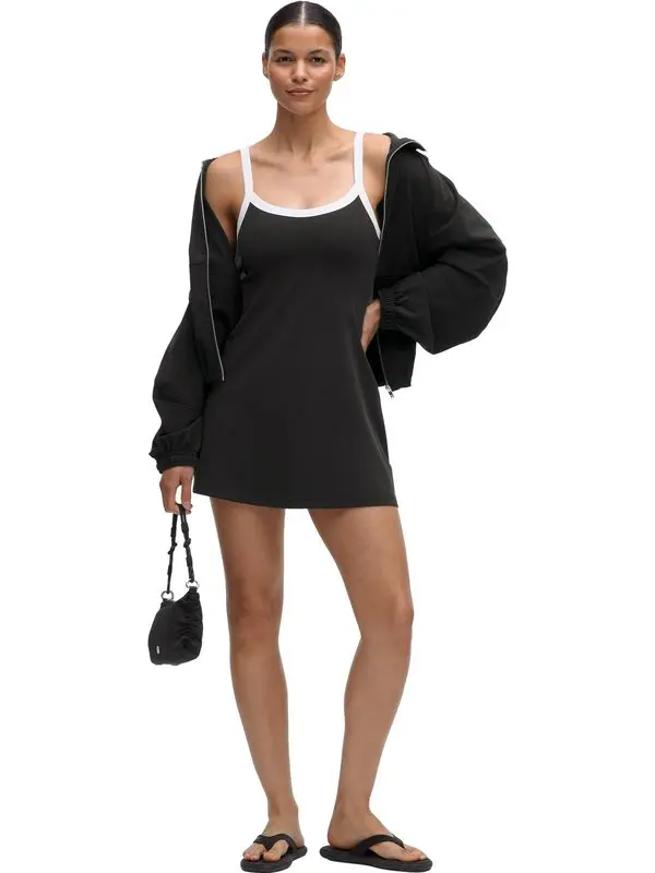 Lululemon Align™ Ribbed-trim Cami Dress - Black/white