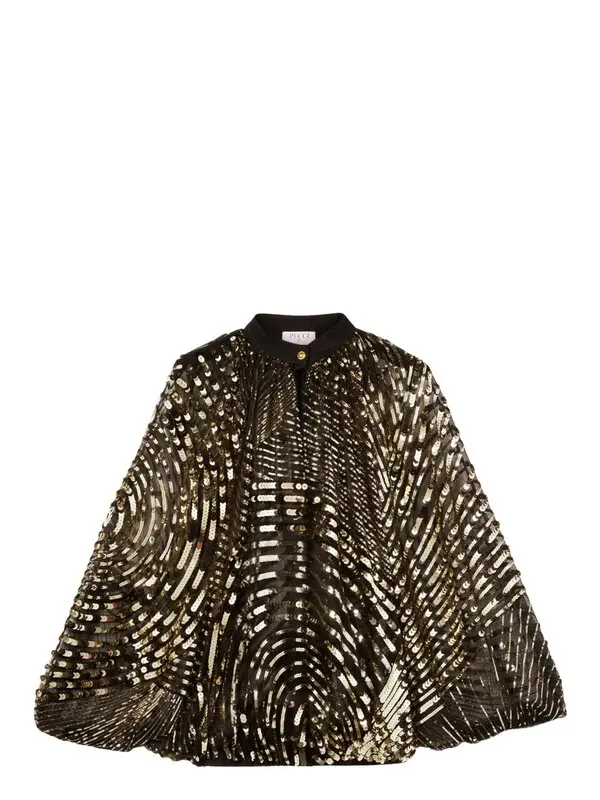 Emilio Pucci Iride Sequined Blouse - Black