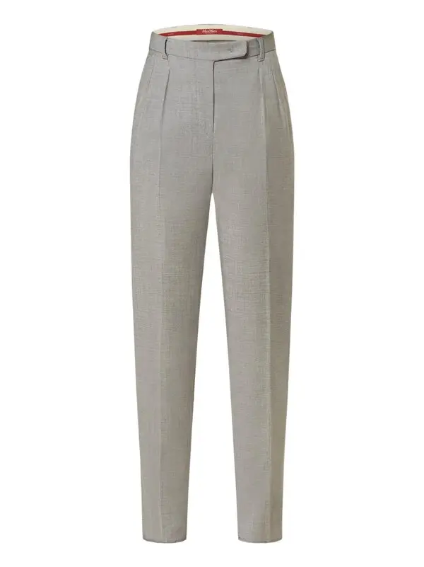 Max Mara Logo Casual Pants - Gray