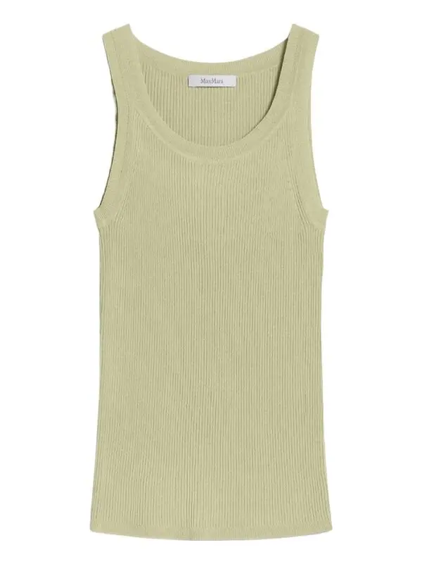 Max Mara Fine-ribbed Tank Top - Nude