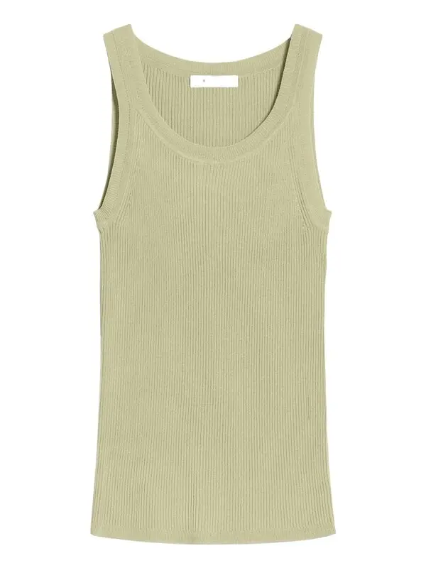 Max Mara Fine-ribbed Tank Top - Nude