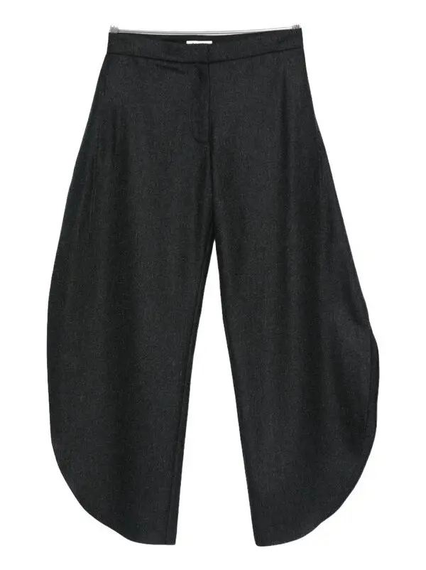 Alaïa Flannel Petal Pants - Black