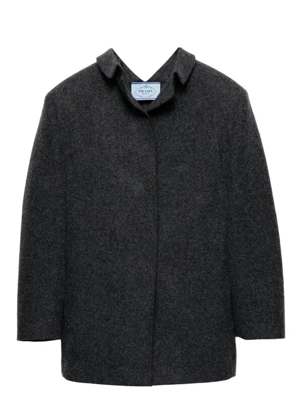 Prada Long-sleeved Jacket - Slate Gray