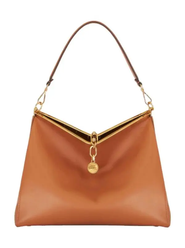 Etro Vela Pegaso Motif Large Shoulder Bag - Brown
