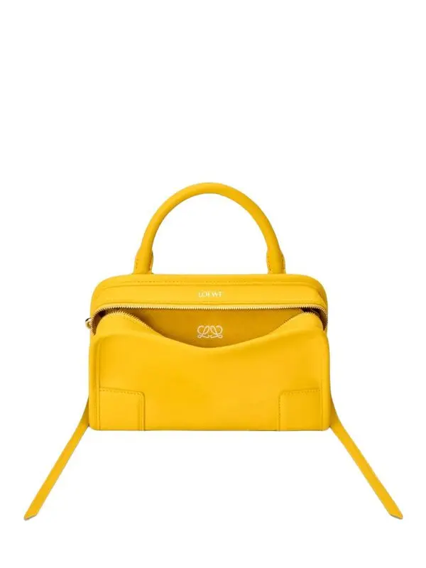 Loewe Mini Amazona 180 Bag In Soft Calfskin - Daisy Yellow
