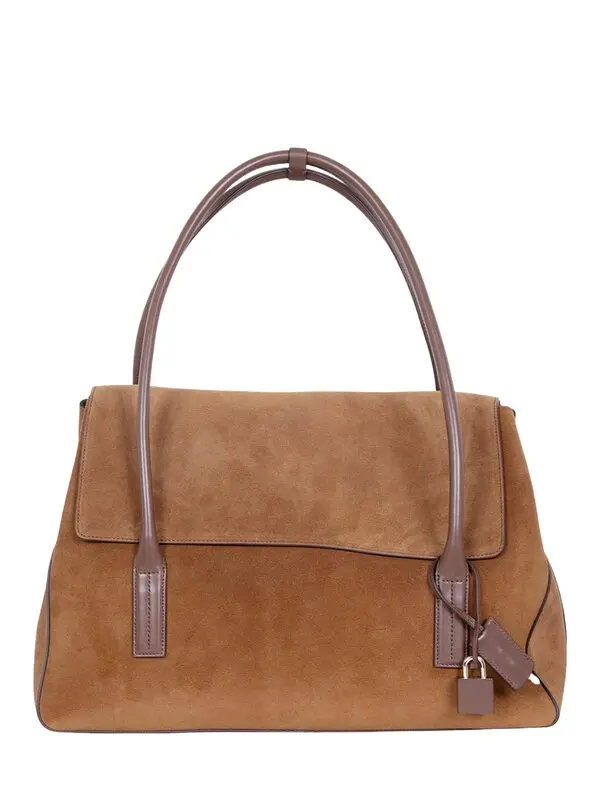 TOM FORD Top Handle Shoulder Bag - Brown