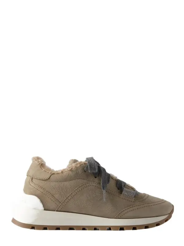 Brunello Cucinelli Lace-up Sneakers - Brown