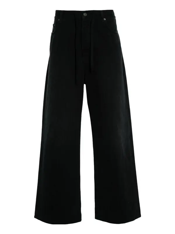 Balenciaga Destroyed Baggy Jeans - Black