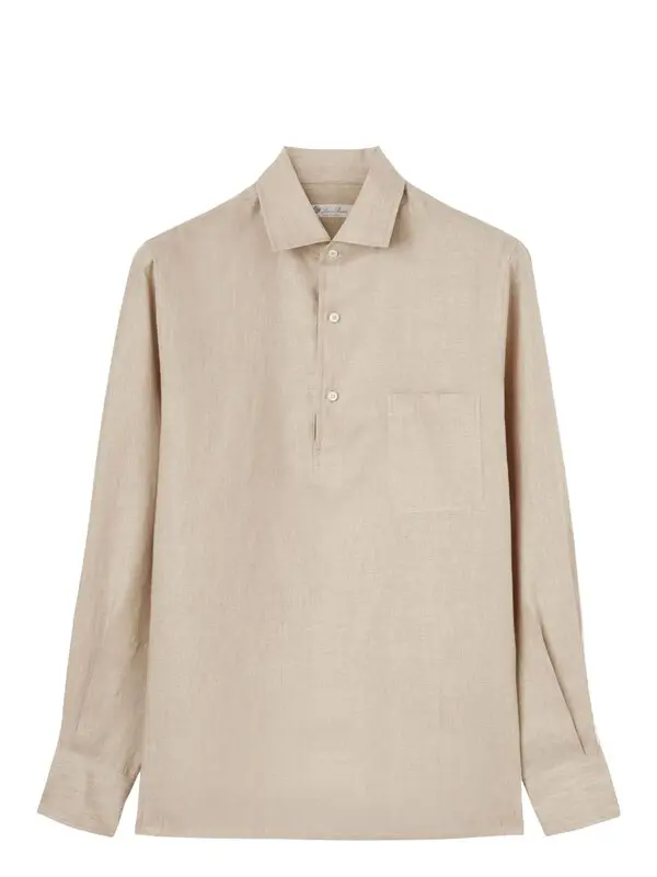 Loro Piana André Polo Shirt - Grained Beige