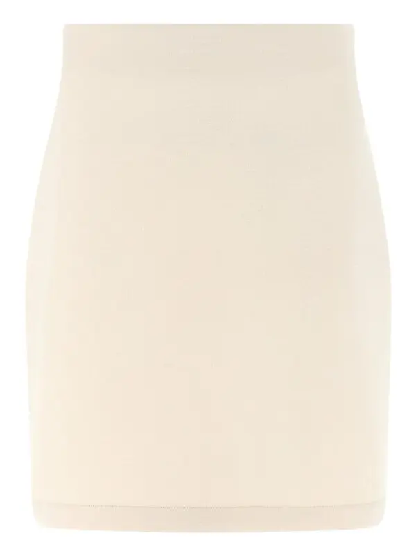 Fabiana Filippi Zipped Mini Skirt - White