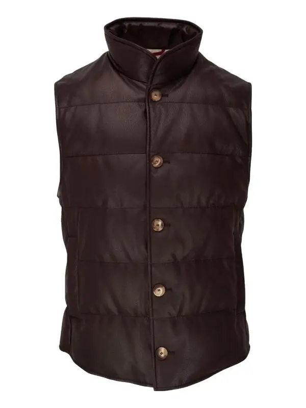 Brunello Cucinelli Down Vest - Black