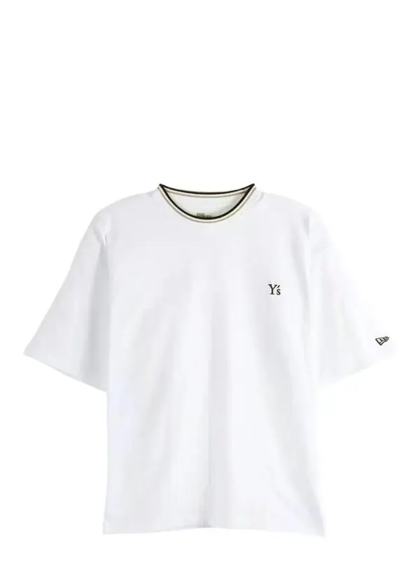 Y’s Logo Embroidered T-shirt - White
