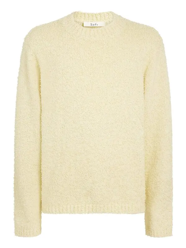 Séfr Odilon Bouclé Sweater - Beige