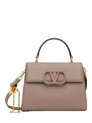 Valentino Garavani Vsling Foldover Top Tote Bag - Nude