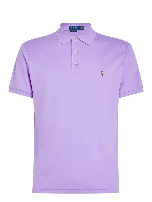 Polo Ralph Lauren Cotton Slim-fit Polo Shirt - Purple