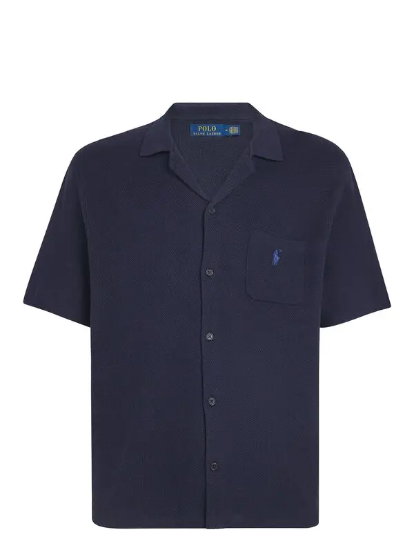 Polo Ralph Lauren Cotton Piqué Shirt - Navy