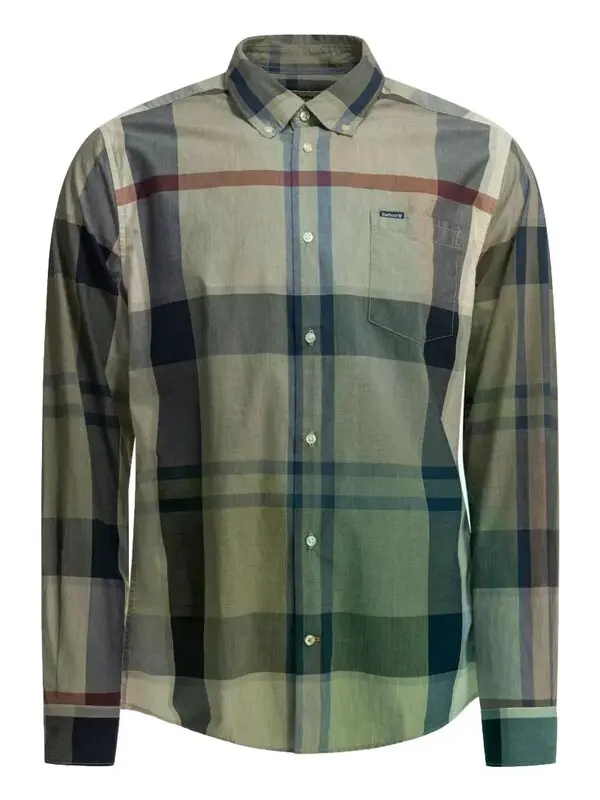 Barbour Check-pattern Button-down Shirt - Neutrals
